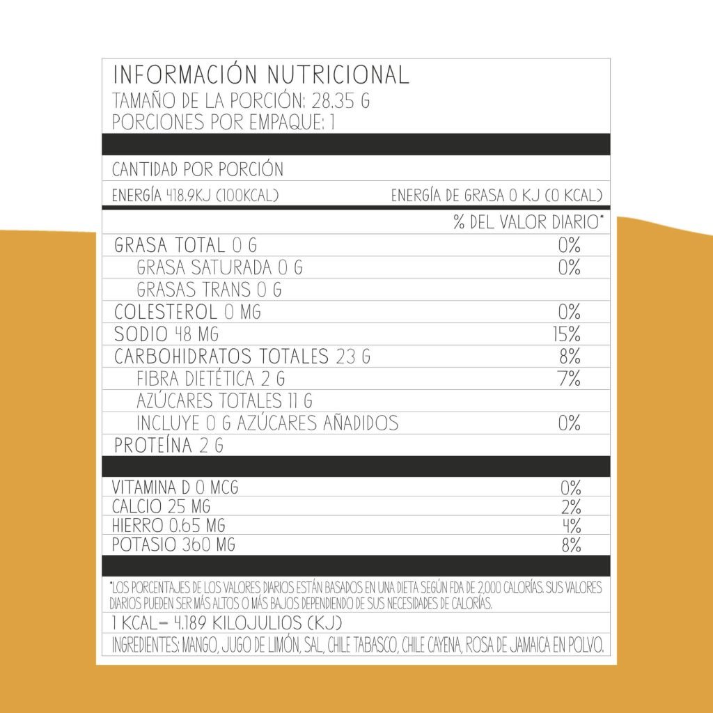 TASU Chips mango chile - Snackerie